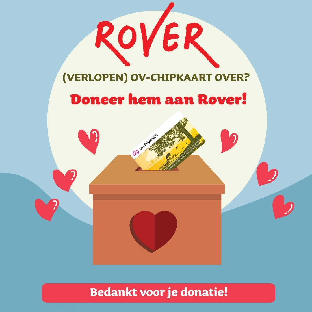 Doneer je OV-chipkaart - Rover